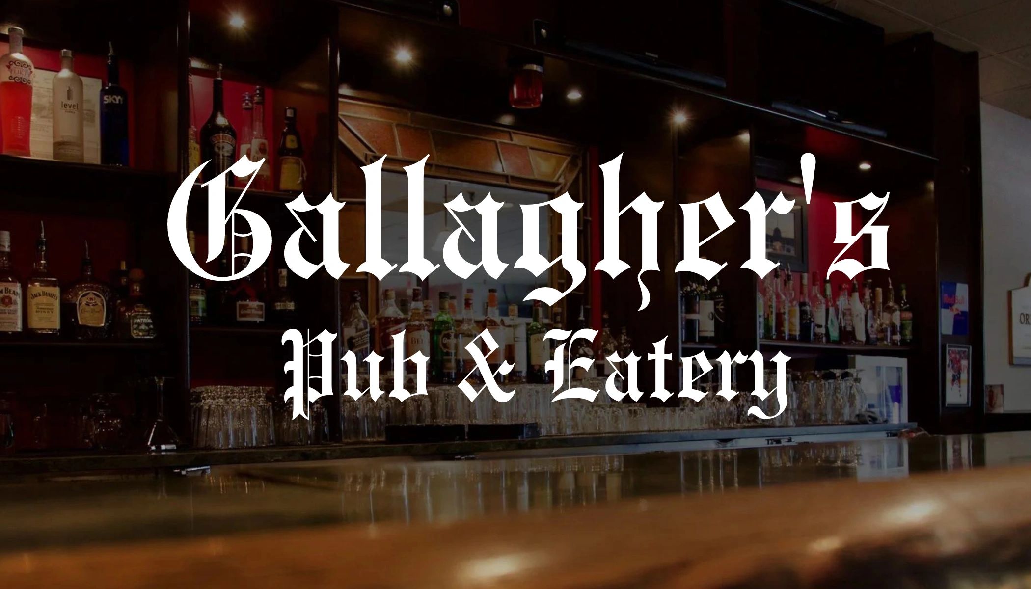 Menus | Gallagher's Pub and Eatery